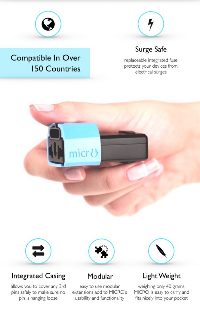 MICRO Universal Travel Adapter | Tech It Out