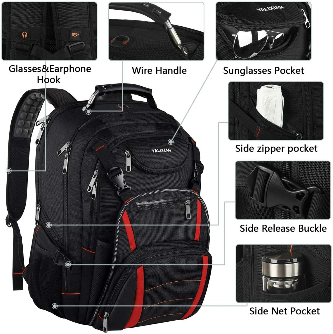 YALIXIAN 18.4 Inch Laptop Backpack | Tech It Out