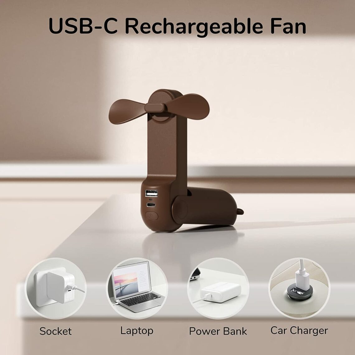 JISULIFE 3 in 1 Handheld Mini Fan | Tech It Out