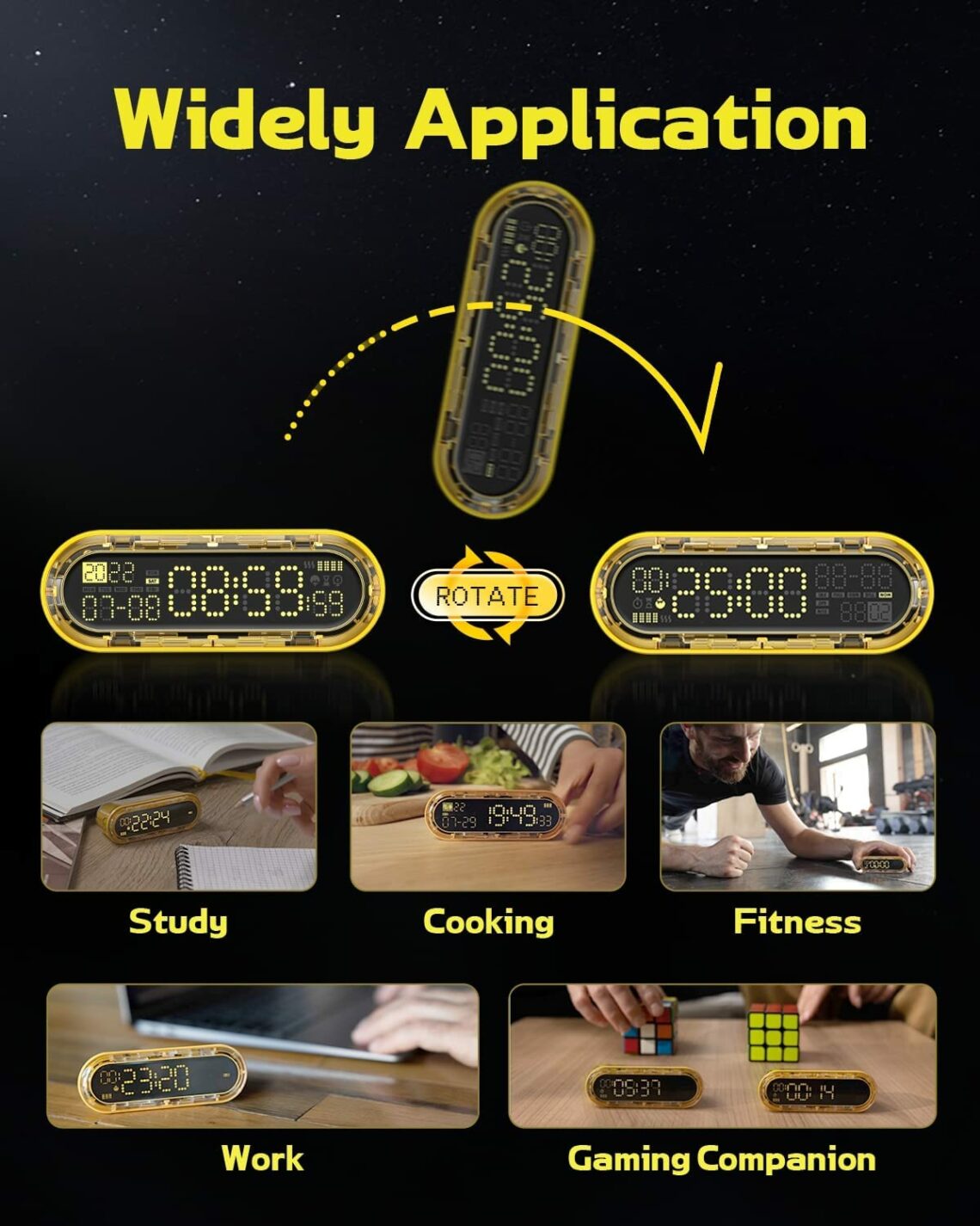 Sharge Capsule Gravity Multi-functional Timer | Tech It Out