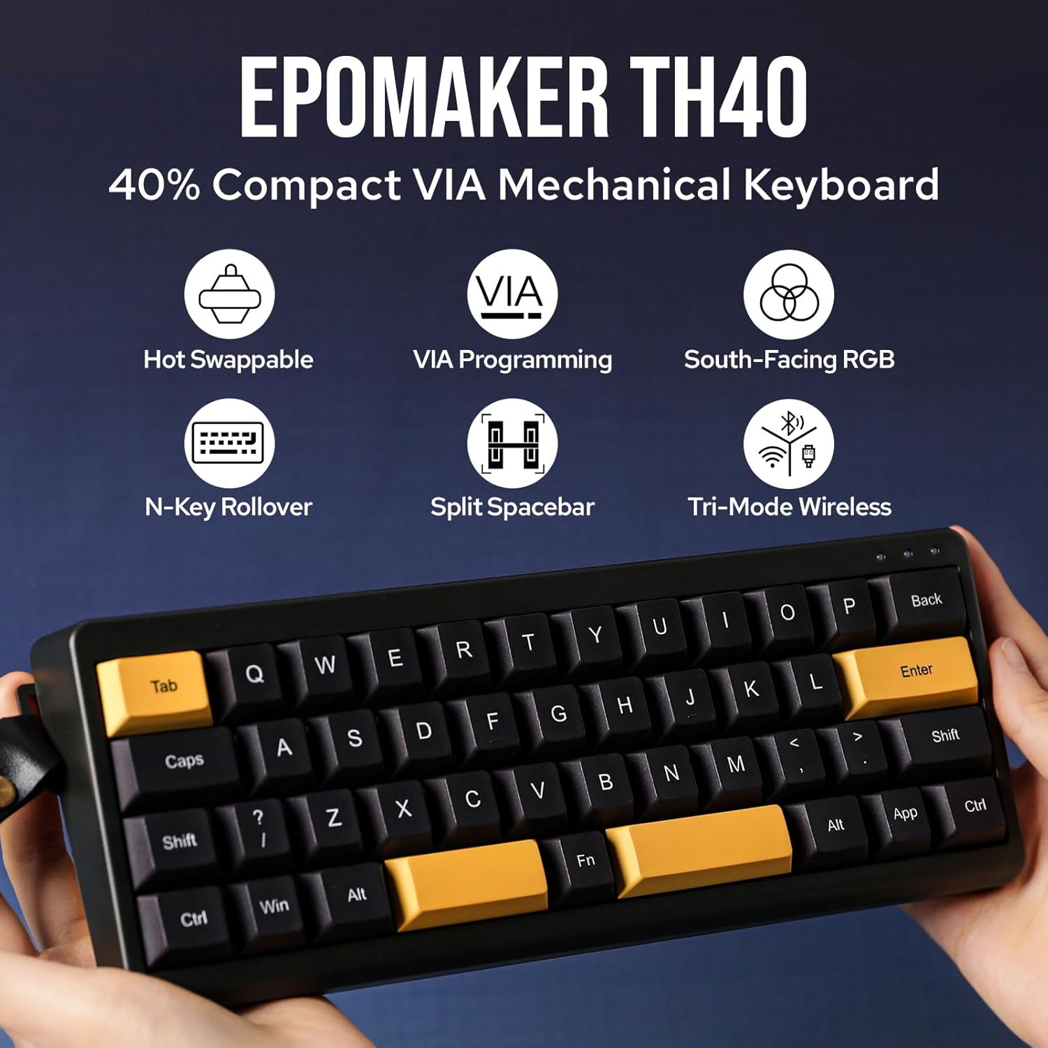EPOMAKER TH40 Portable Keyboard | Tech It Out