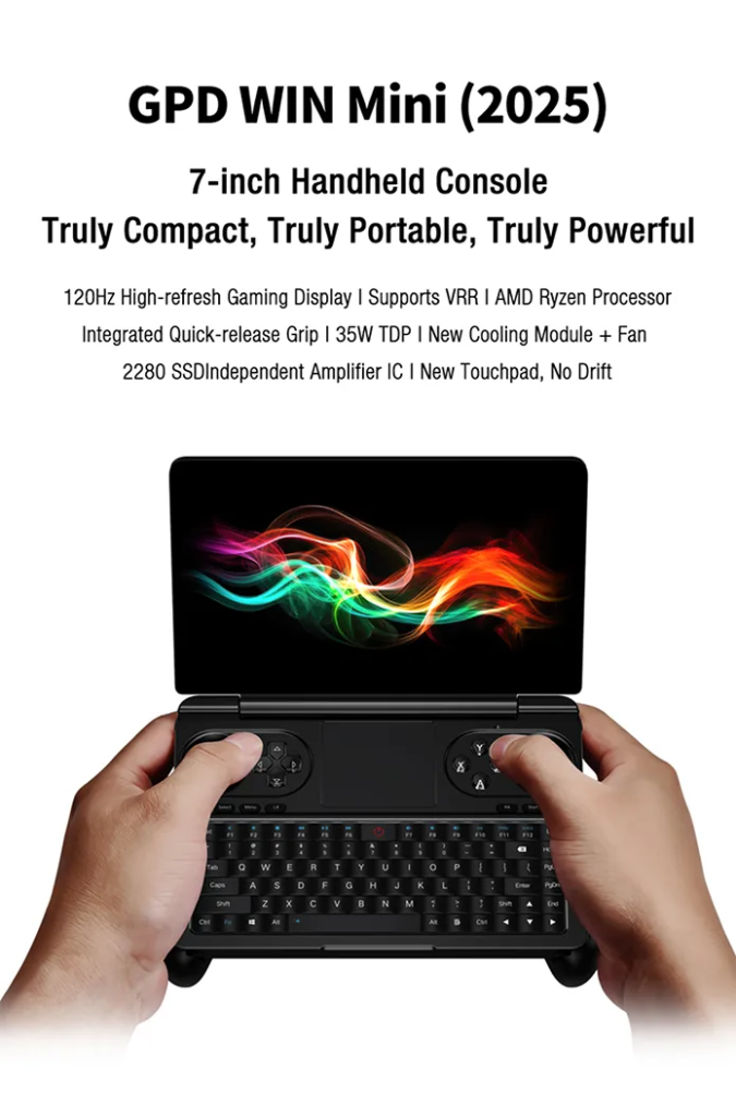 GPD WIN Mini 2025 Handheld Game Console | Tech It Out